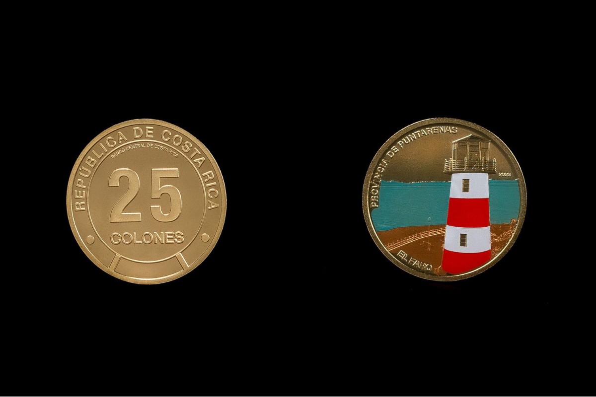 Nuevas monedas de colección de 25 colones costarán ₡8.500