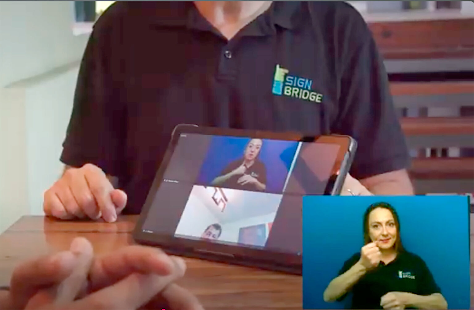 Sign Bridge: Emprendimiento brinda interpretación de Lesco