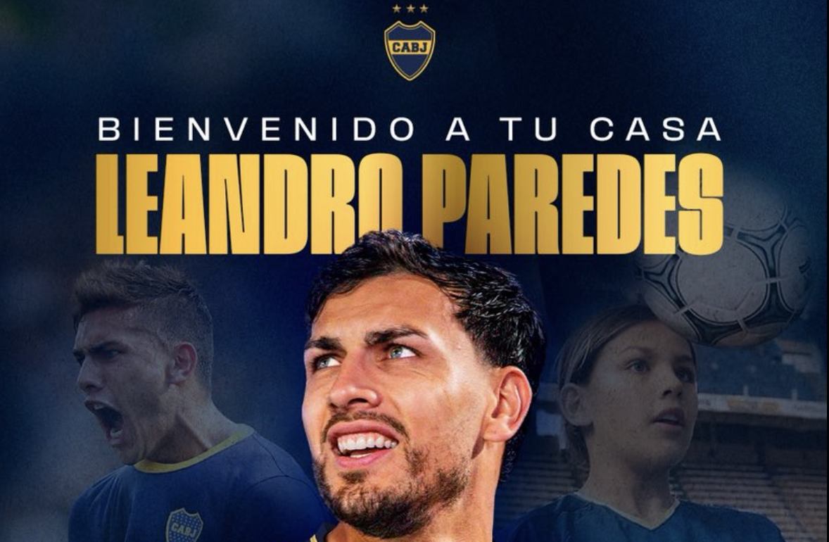 Boca Juniors le da la bienvenida a Paredes con emotivo video