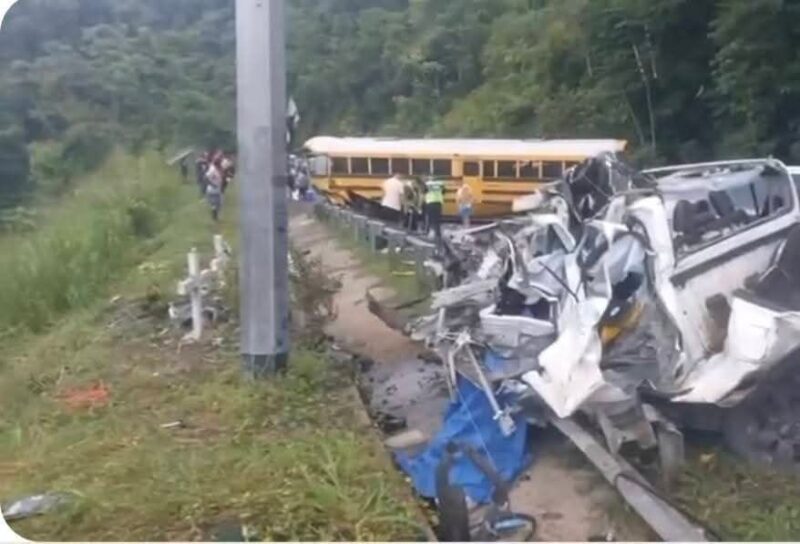 Video capta momento exacto de mortal accidente en Garabito