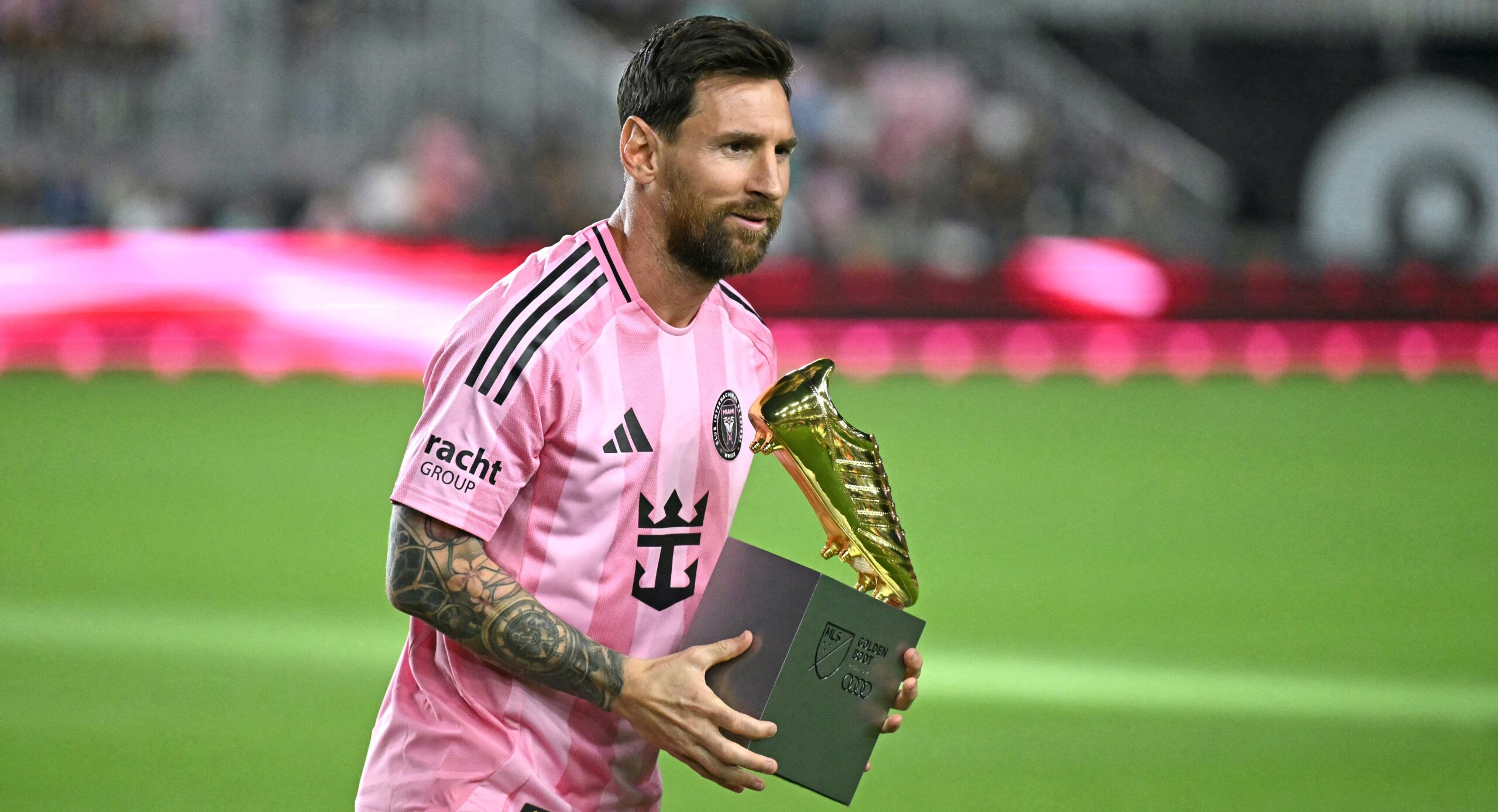 Messi recibe su primera Bota de Oro en la MLS